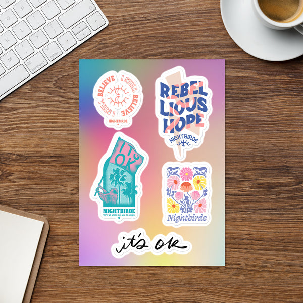 Multi-Sticker Sheet - The Official Nightbirde Store